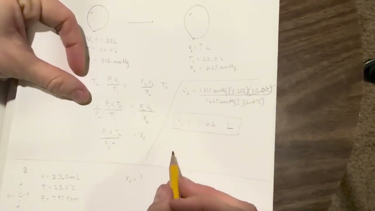 Apologia Chemistry Module 11 practice problems 1-3