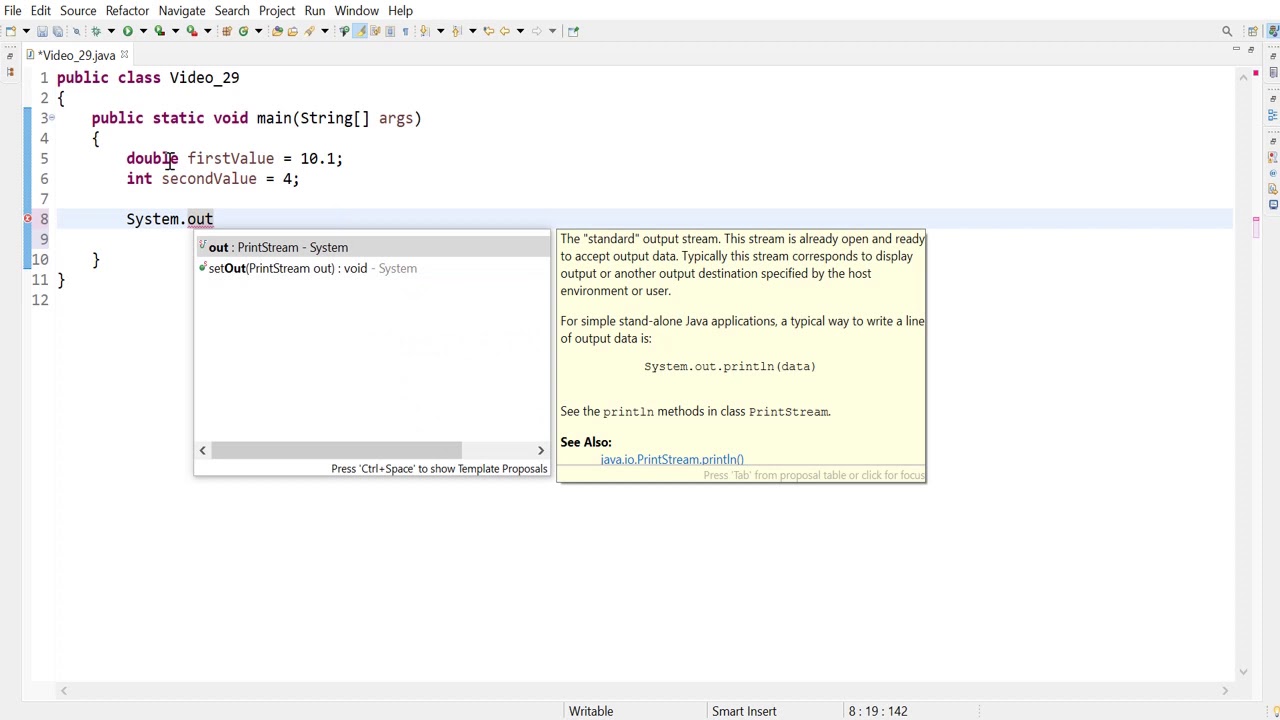 Java 29: Using modulus or remainder operator for doubles