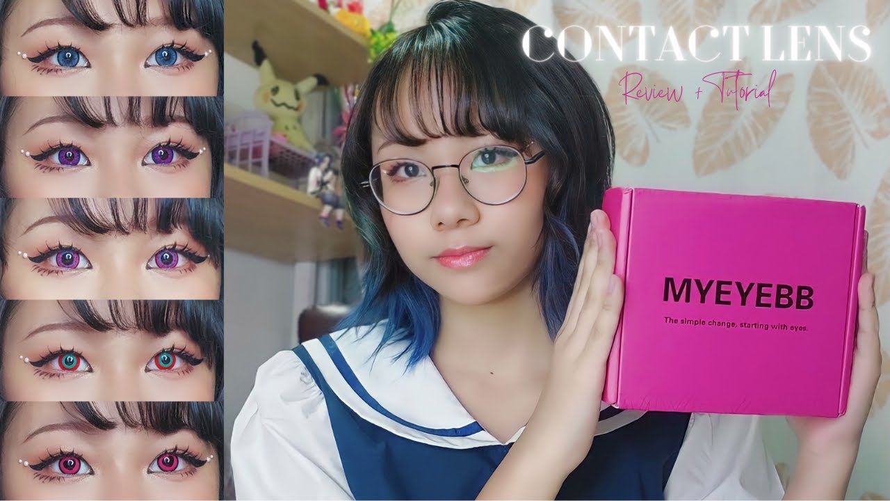 MYEYEBB contact lens review + tutorial ⟡ | mizyaya23