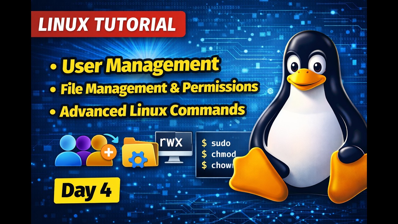 Linux Tutorial for Devops | Linux Tutorial for Beginners | Linux Day 4 || Devops Easy