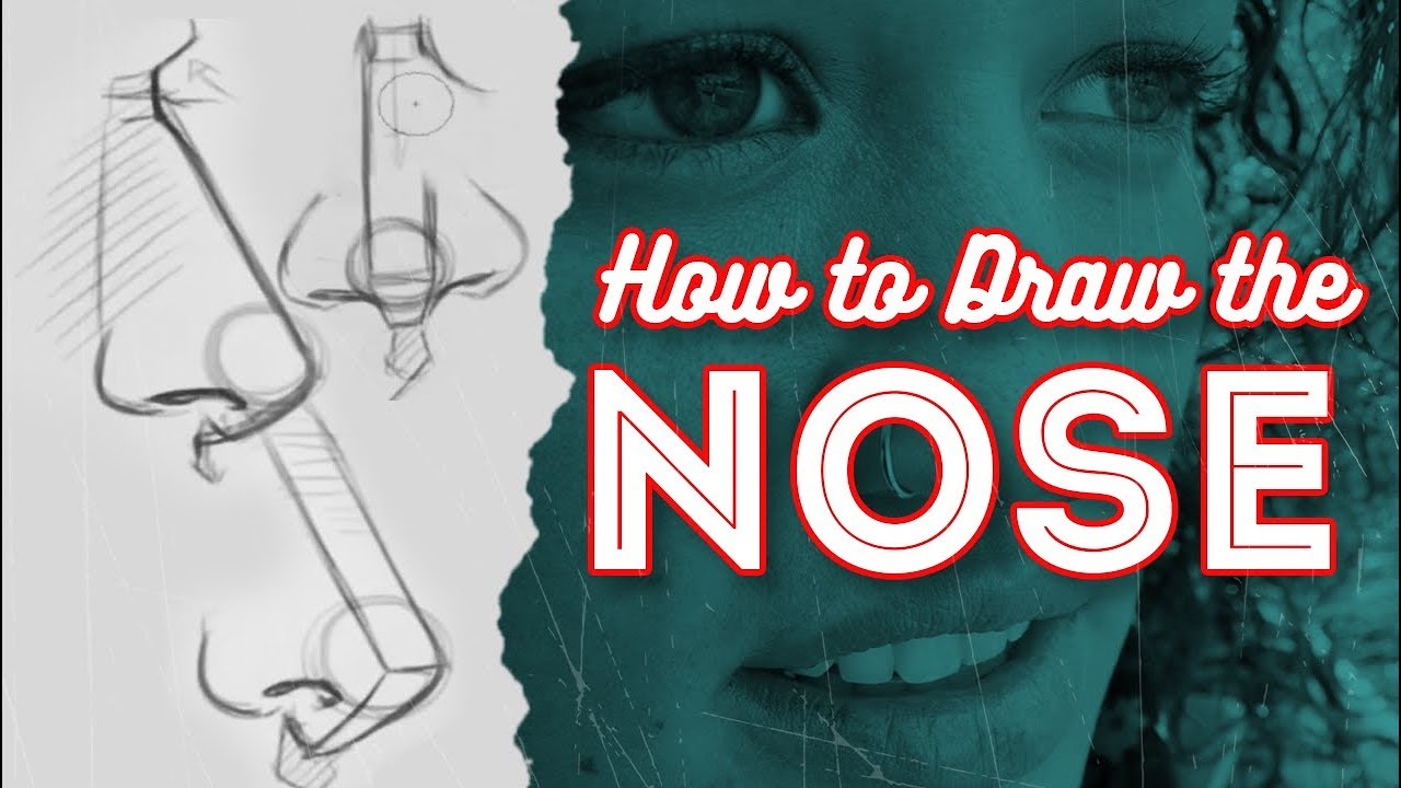 Drawing Tutorial: How to Draw a Nose - With Sycra Yasin