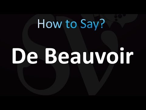 How to Pronounce De Beauvoir (correctly!)