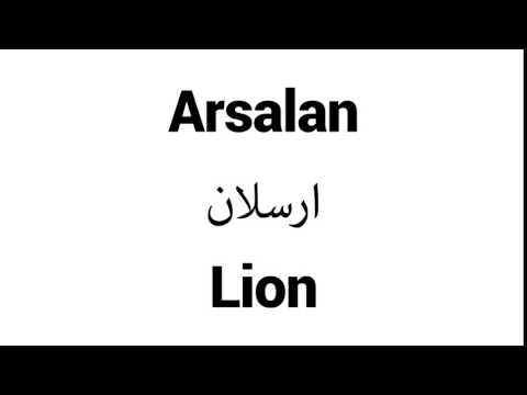 How to Pronounce Arsalan! - Middle Eastern Names