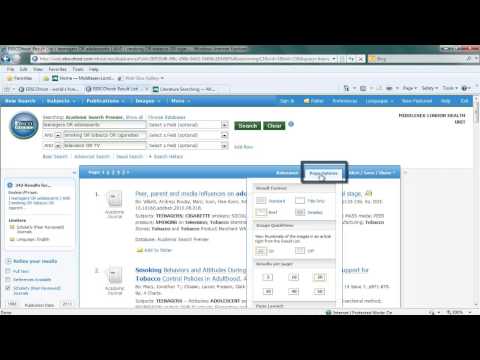Database Searching in the Virtual Library: The Basics