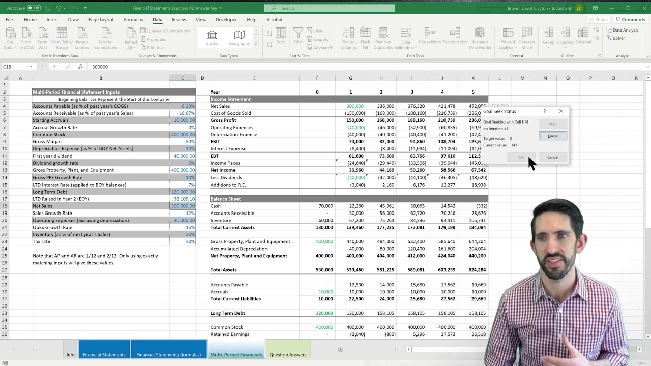Goal Seek and Solver