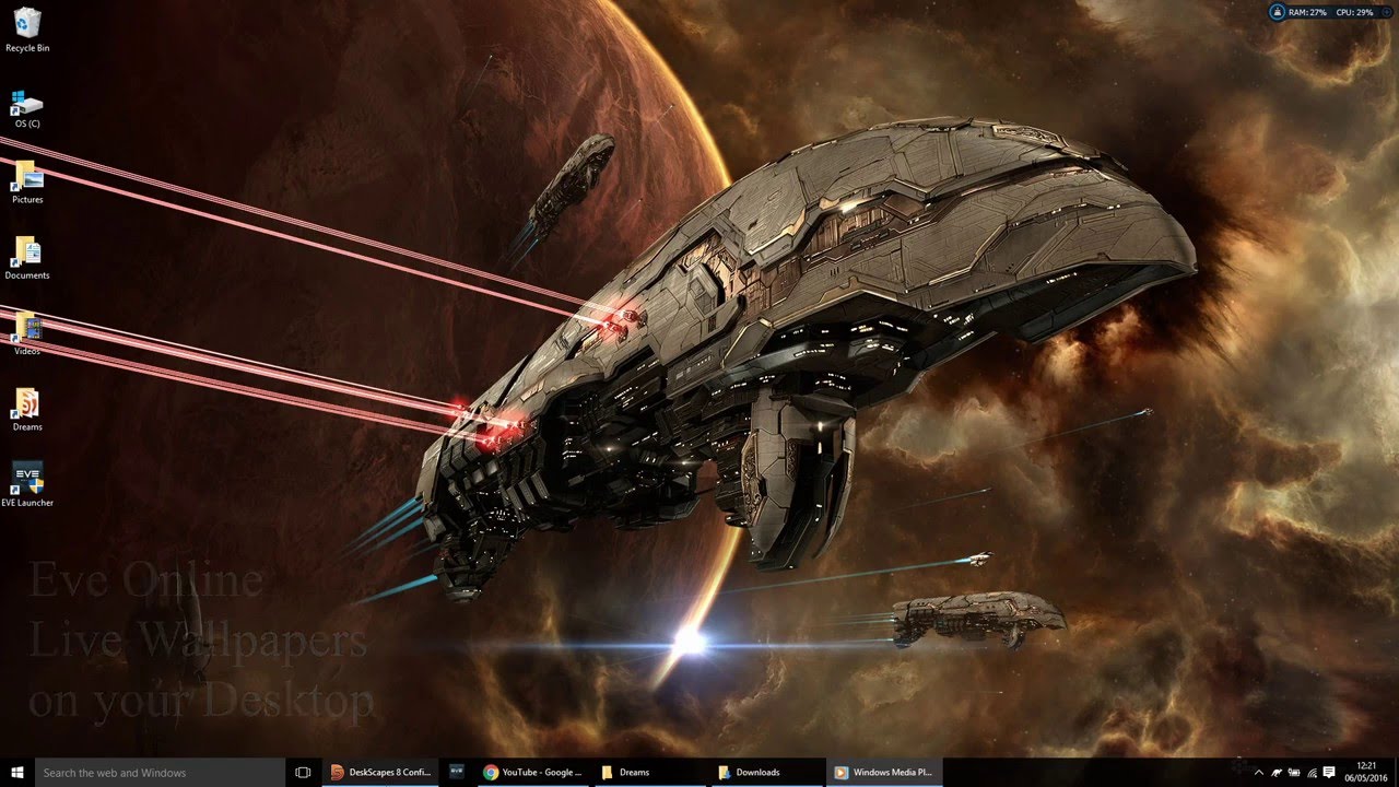 Eve Online Live Wallapers - The keepstar