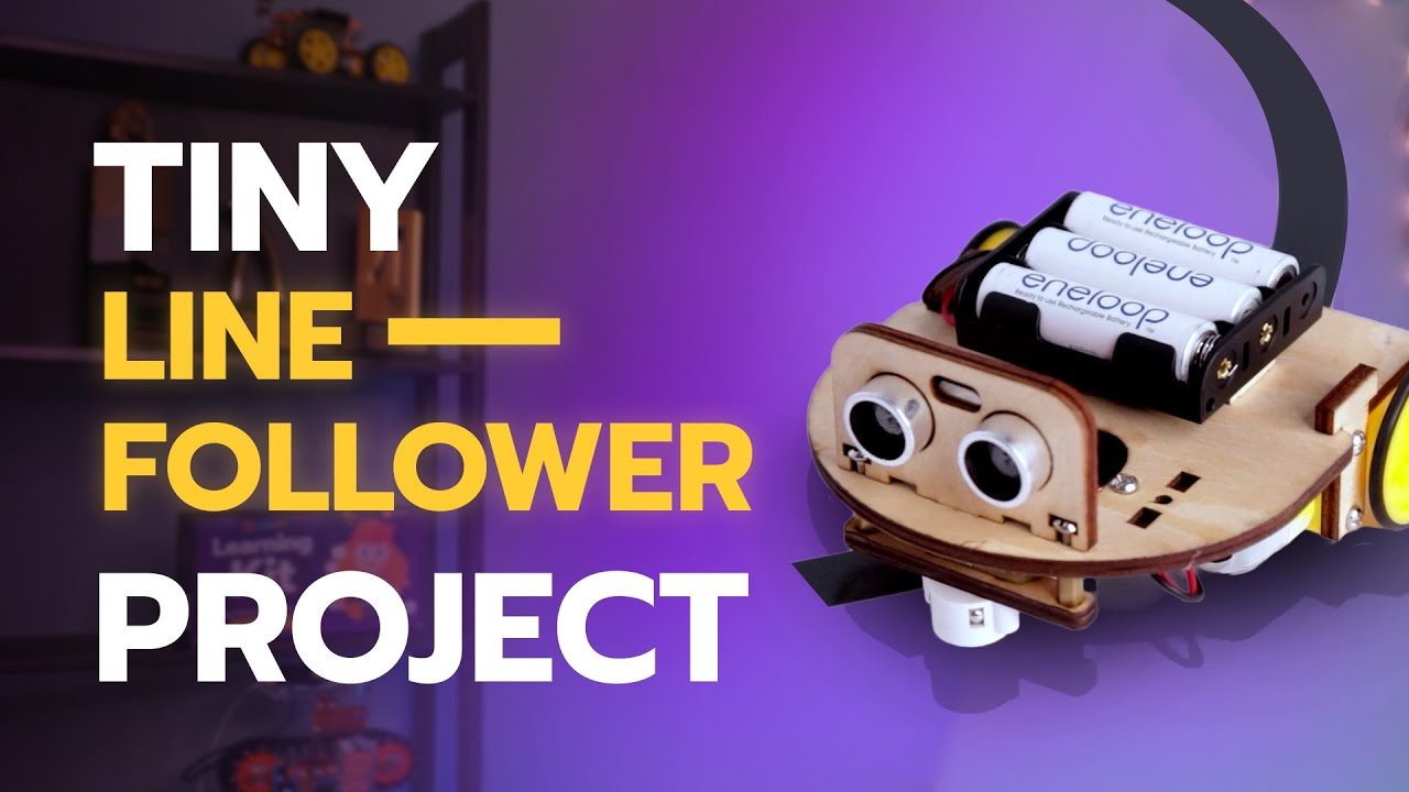 Magicbit Tiny - Line Follower Project Tutorial