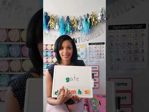 Mini Lesson: ate word pattern (rhyming words)