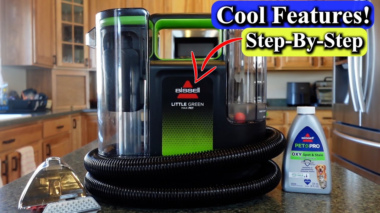 How to Use the Bissell Little Green Max Pet SmartMix Carpet Cleaner