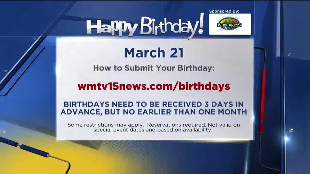 Birthdays for Friday, March 21