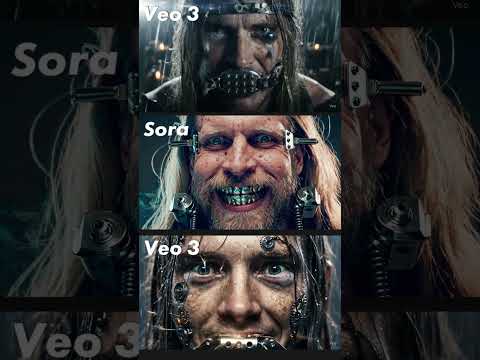 Google's Veo 3 vs OpenAI's Sora Same Text Prompt