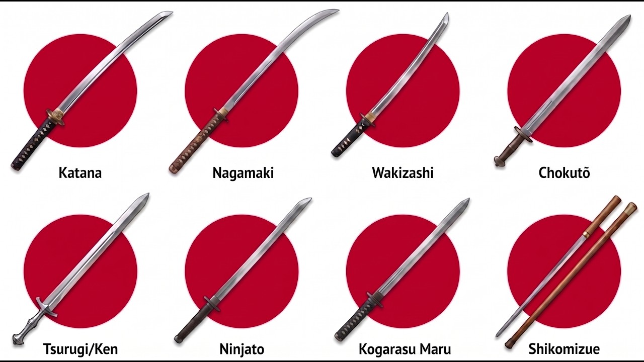 Every Major Japanese Sword Type Explained