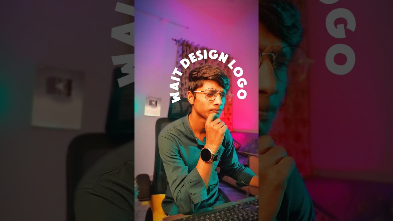 logo design adobe illustrator // Parrot 🦜+ Magnifying🔍 Glass logo design #logodesign #illustrator