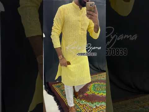 Latest Kurta Pyjama Designs for wedding