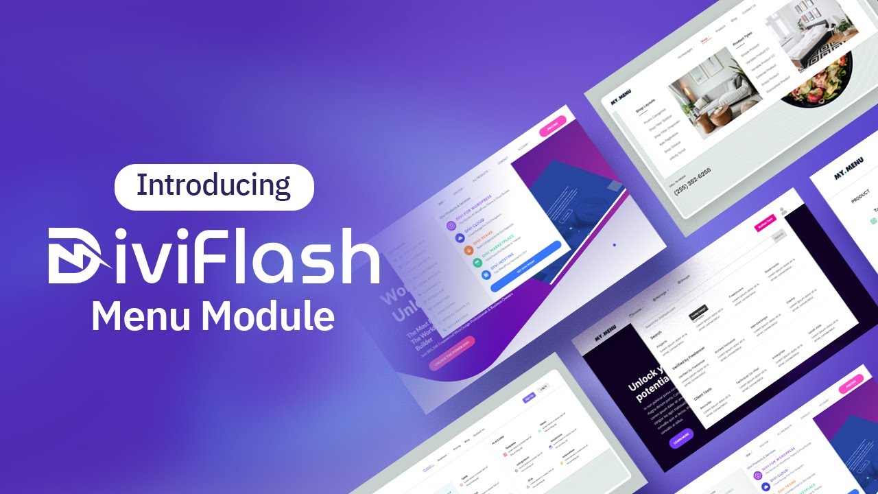 Introducing DiviFlash Menu Module: #1 Divi Mega Menu Plugin