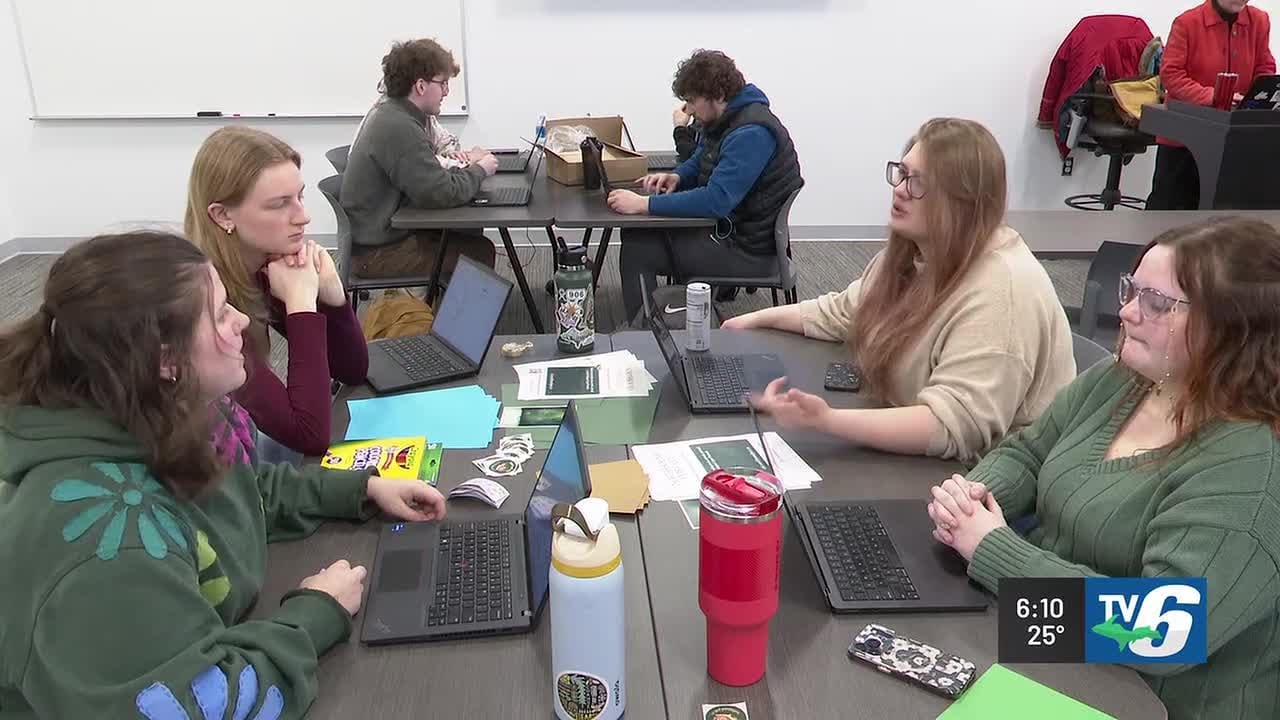 NMU student businesses support non-profits