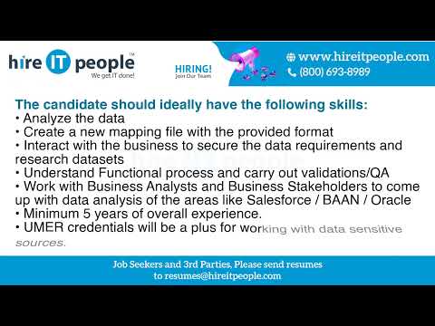 Data Management - Data Integration Jobs | Informatica Jobs | Milwaukee, WI | Job ID: 36333 |