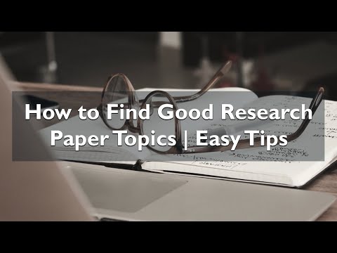 How to Find Good Research Paper Topics Easy Tips