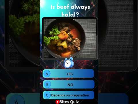 Is all beef halal? You might be surprised! #HalalFood #HalalDiet #IslamicFood #Healthy #BitesQuiz