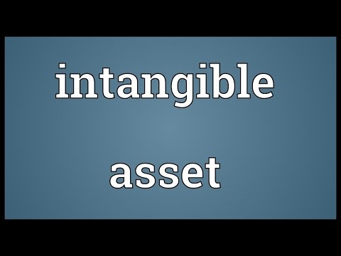 Intangible asset Meaning