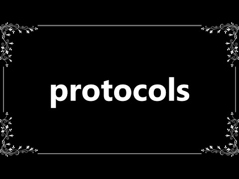 Protocols - Definition and How To Pronounce