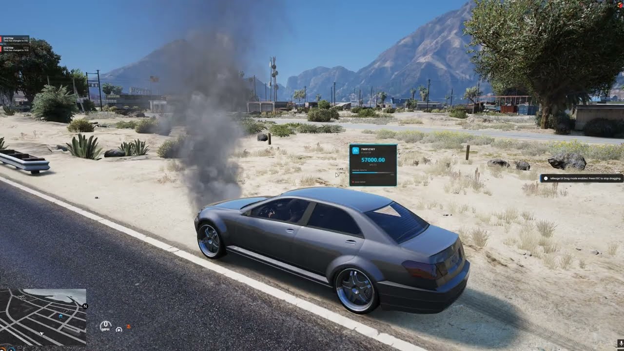 5M Servers Vehicle Mileage & Service History Script For ESX/QB