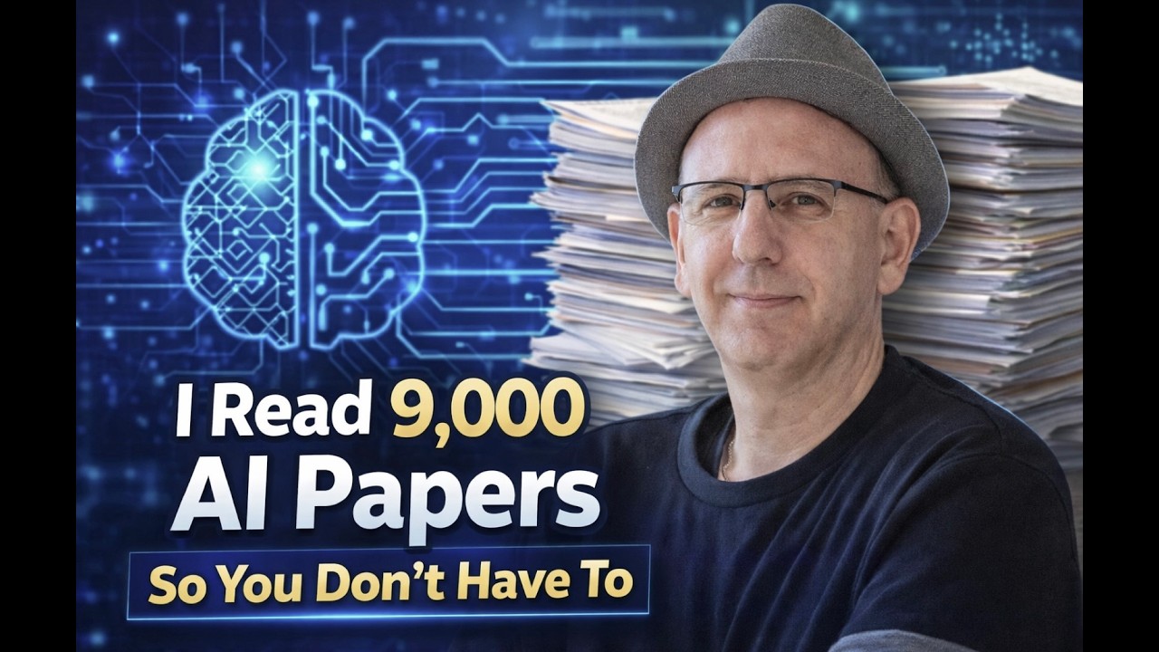 I Read 9,000 AI Papers So You Don't Have To