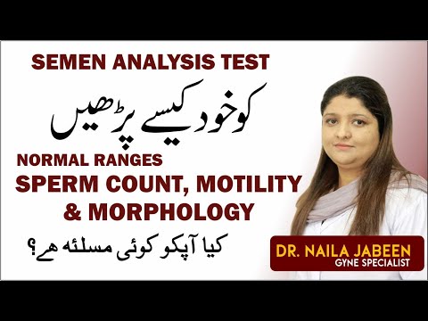Semen Analysis Test In Urdu | Sperm Test in Urdu | Male Infertility | Normal Sperm Count Report