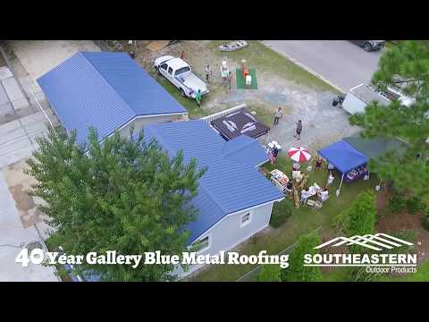 40 Year Gallery Blue Metal Roofing - Holly Ridge, NC