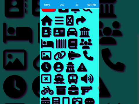 How to add icons in Html. #htmlcss #coding #webprogramming #Algo_prep #webdesign #css #google_icons