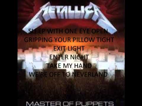 Enter Sandman lyrics
