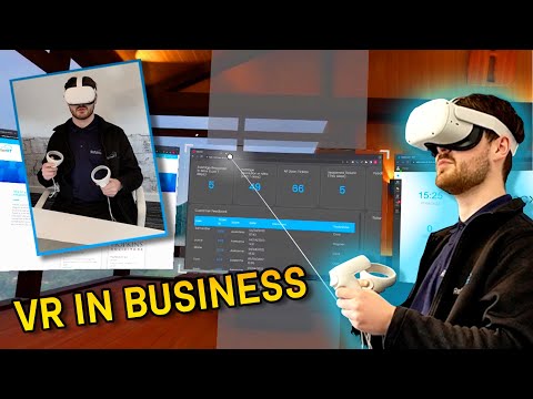 We Tried Working in a Virtual Reality Office (VR for Businesses)