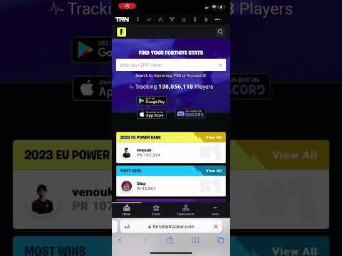 Fortnite tracker