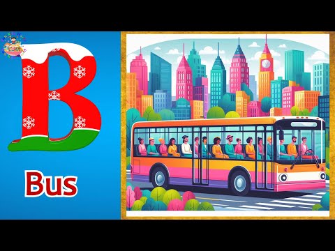 Vehicle Names Starting with B - Learn Vehicle Names That Start With Alphabet B #nurseryrhymes #abcd