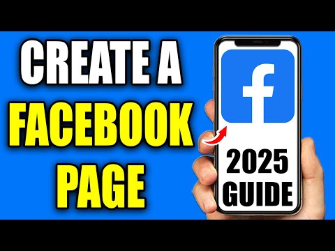 How To Create A Facebook Page - 2025