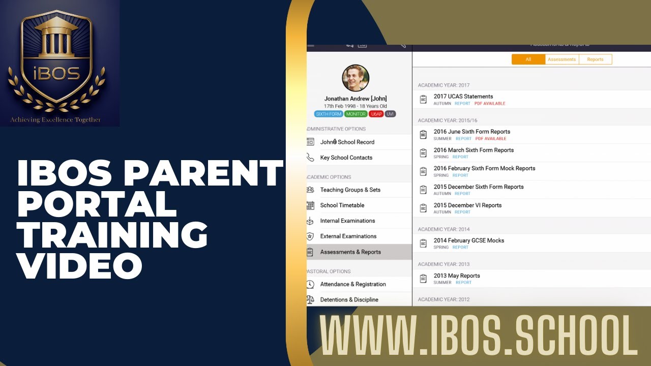 iSAMS Parent Portal Training Video