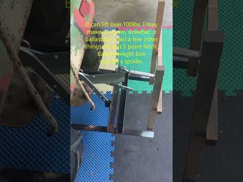 Diy 3 Point Hitch for Lawn Tractor John Deere 112