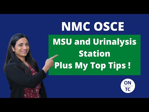 NMC OSCE MSU and Urinalysis Station