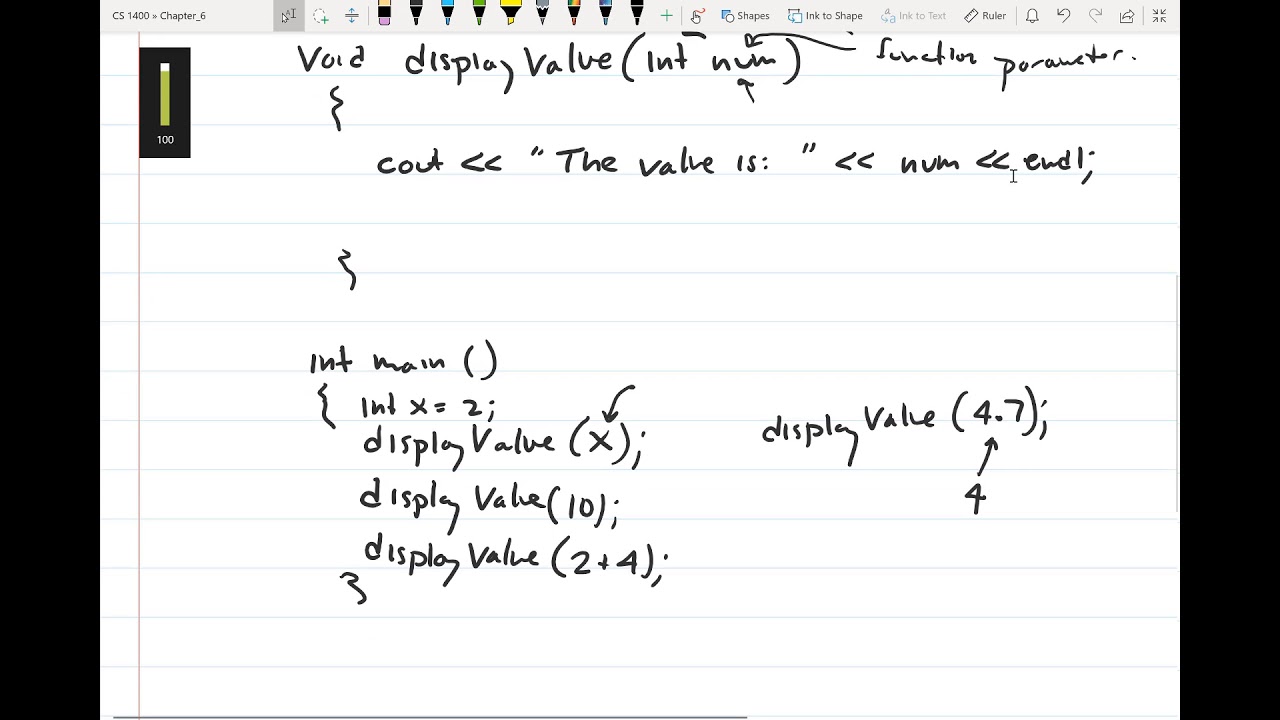 69 - Function parameters in programming