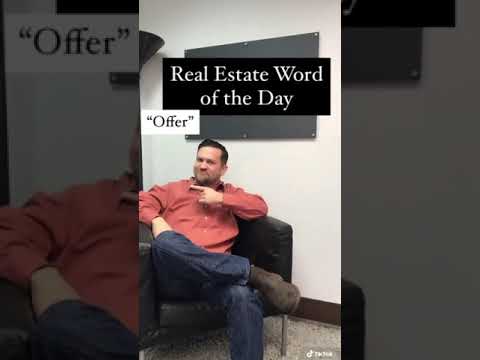 Real Estate Terms: OFFER - Word of the Day