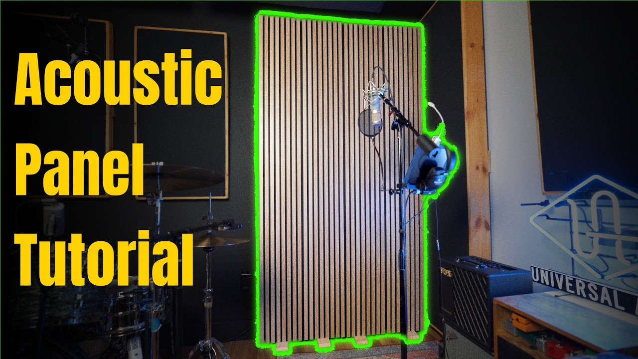 Make these awesome acoustic panels!