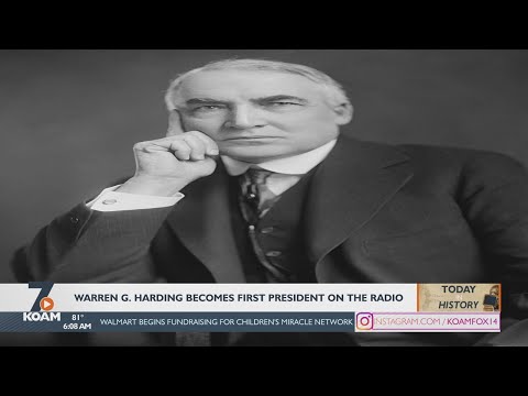 Today in History: First President Heard on Radio (06-14-2022)