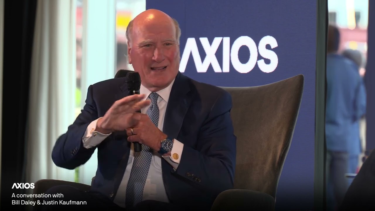 Axios House at the Democratic National Convention: Bill Daley & Justin Kaufman