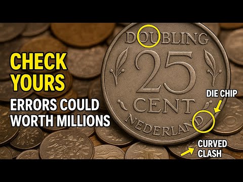Top Valuable Coins from the Netherlands with Mint Errors!