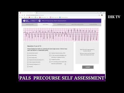 PALS PRECOURSE SELF ASSESSMENT - RHYTHM IDENTIFICATION