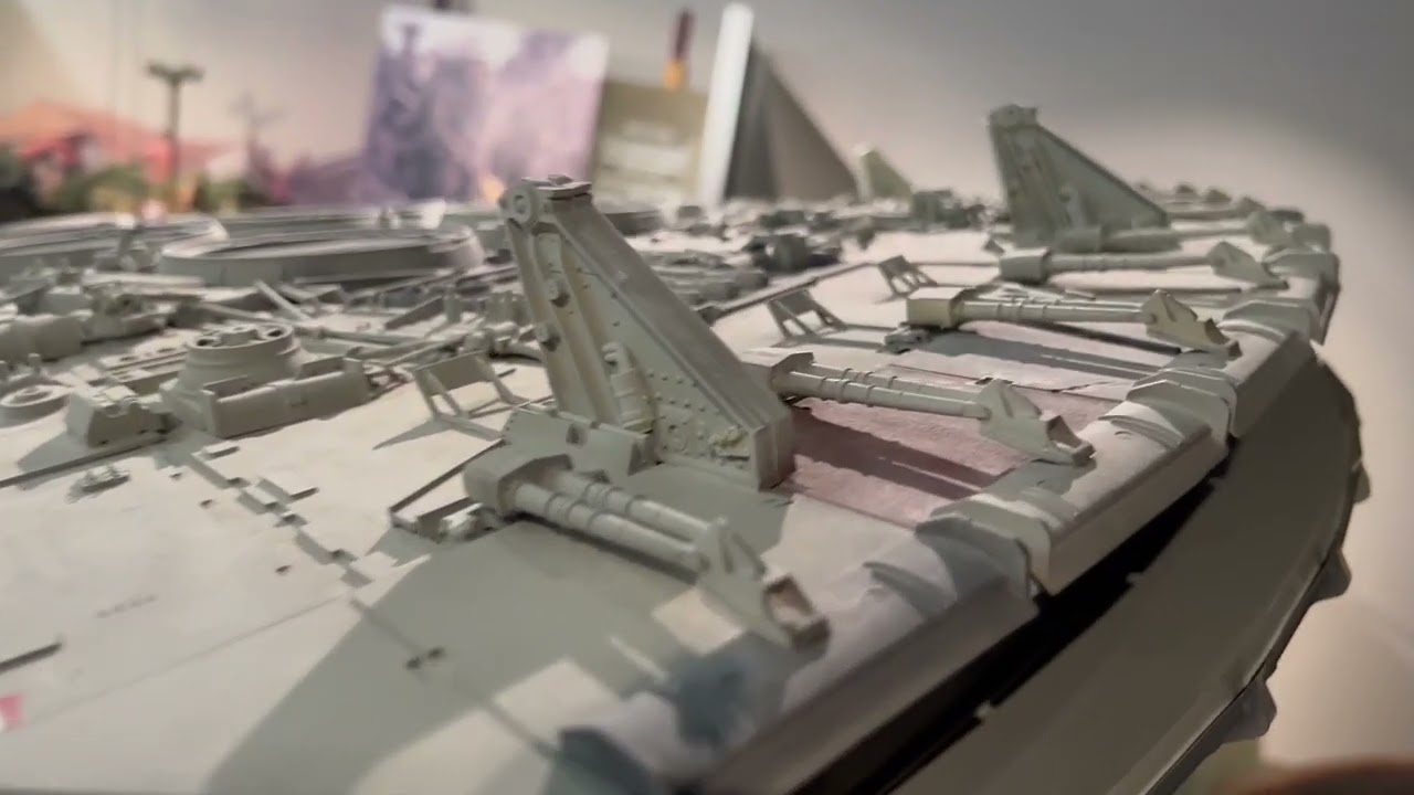 Millennium Falcon Model in Studio Scale