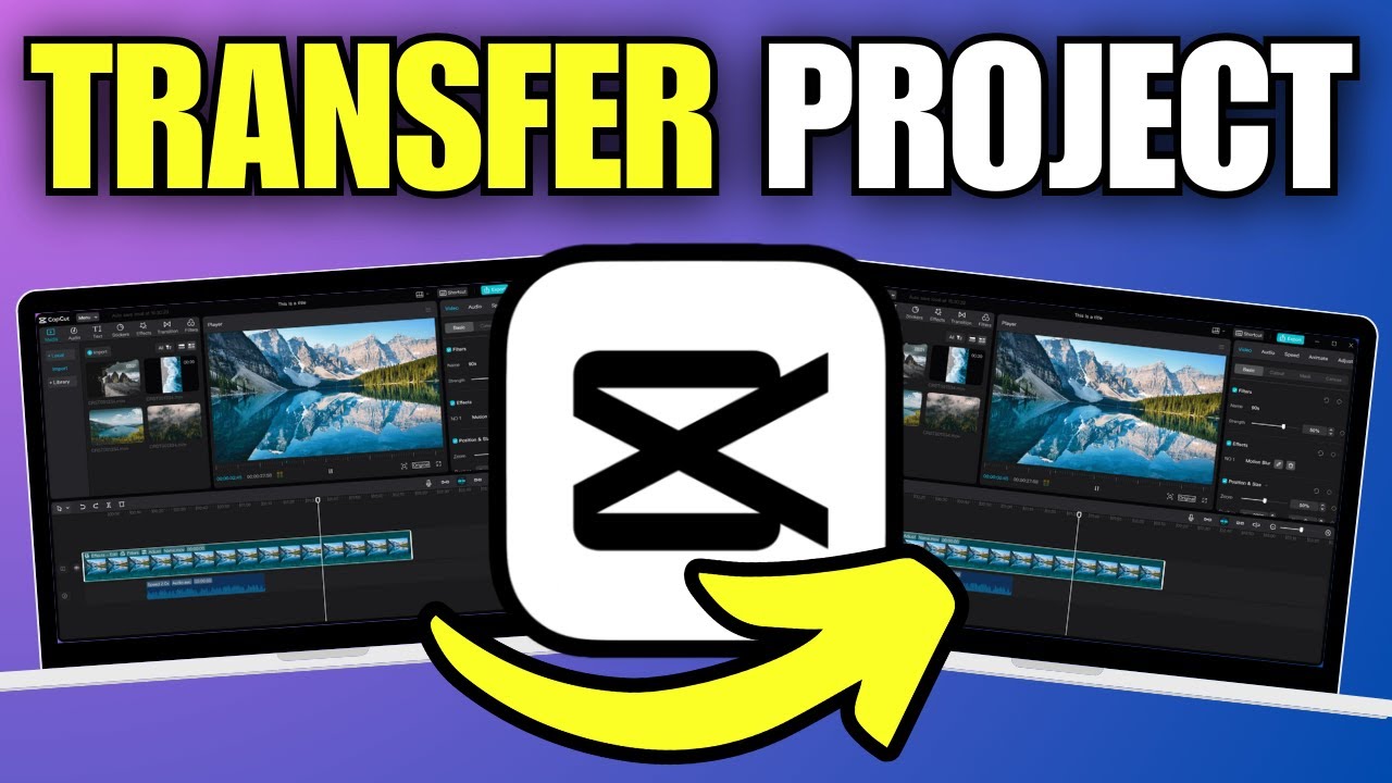How To Move & Transfer CapCut Project to Another PC