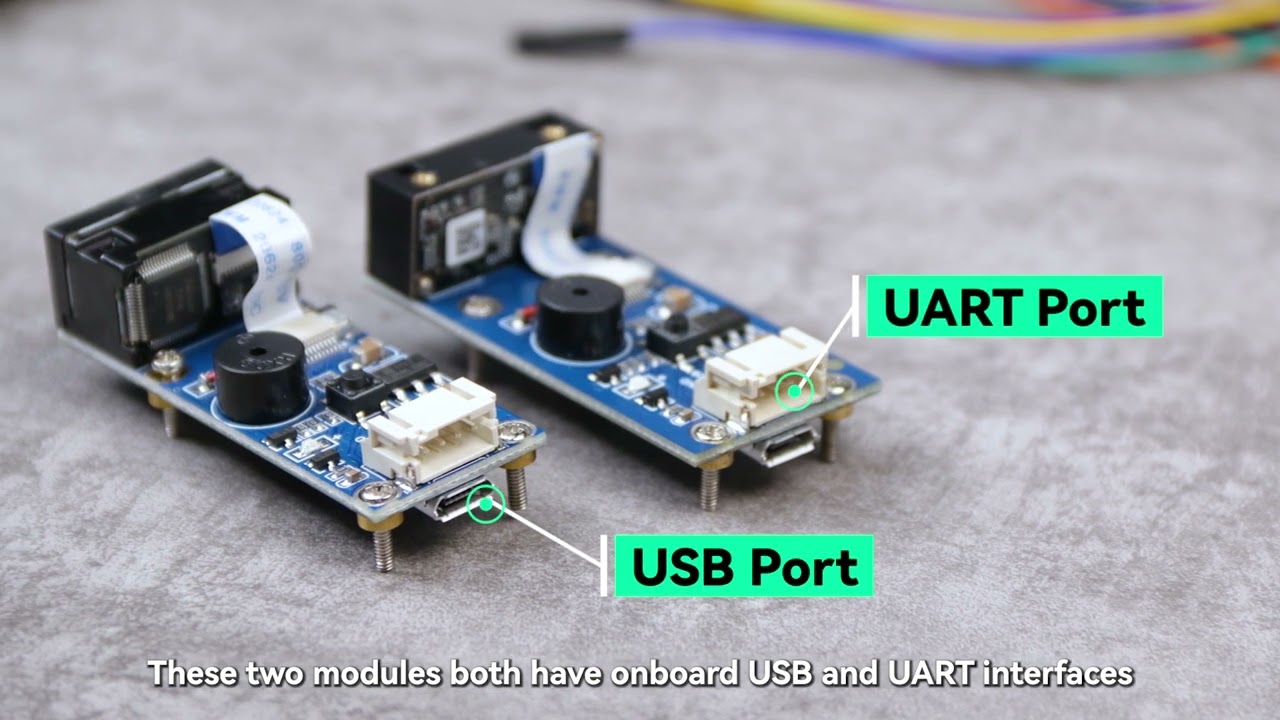 Waveshare Barcode Scanner Module, 1D/2D Codes Reader, USB and UART Interface