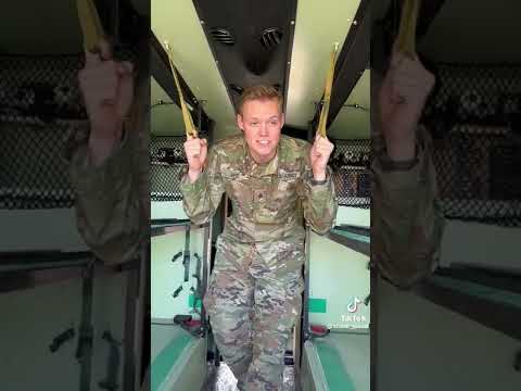 An ambulance Humvee of the military