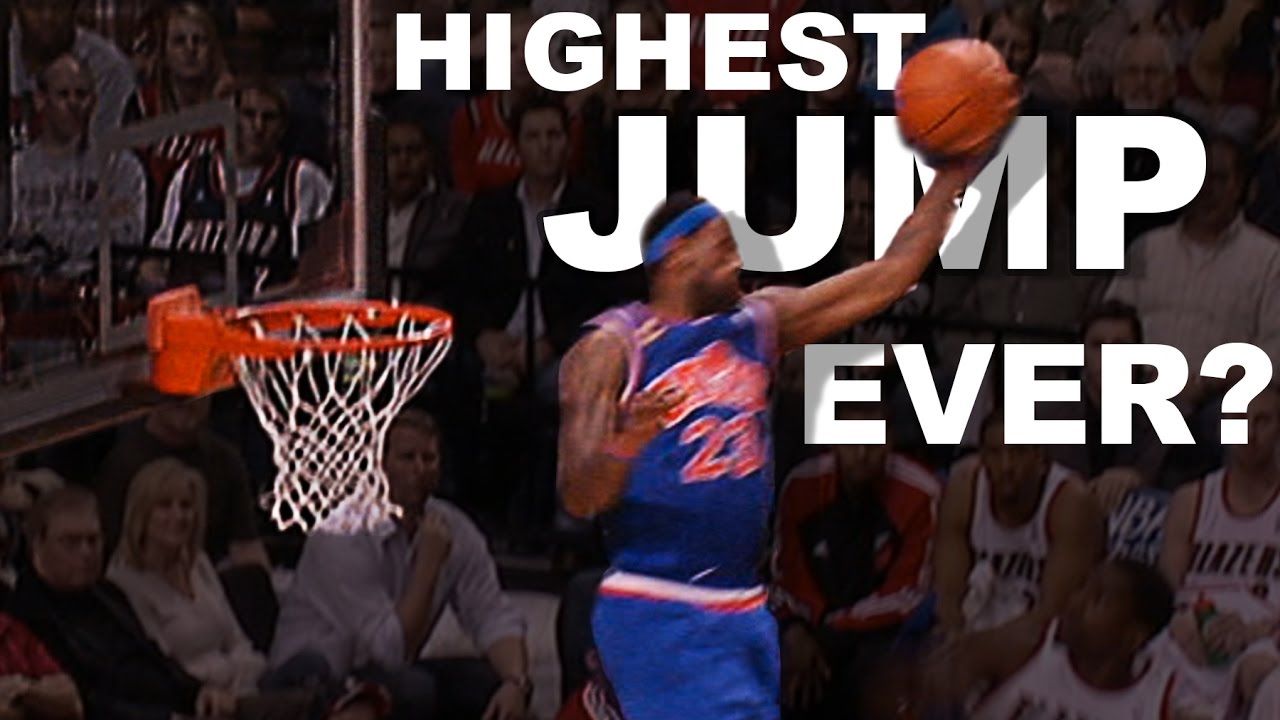 LeBron James Highest Jump EVER? Gets Head Over The Rim From 01.10.2010